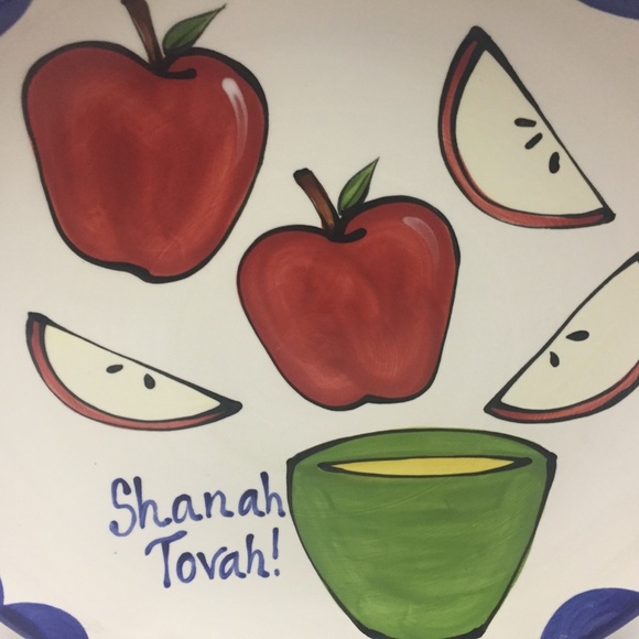 Veseay | Dining | Rosh Hashanah Apples And Honey Plate | Poshmark